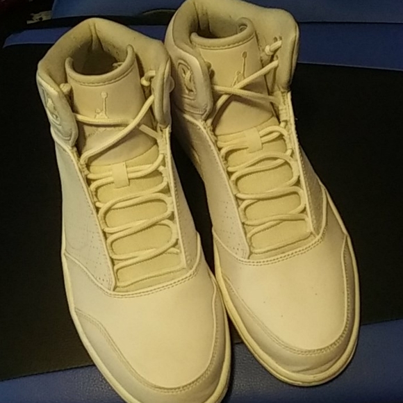 Jordan | Shoes | White High Top Air Jordan Shoes | Poshmark
